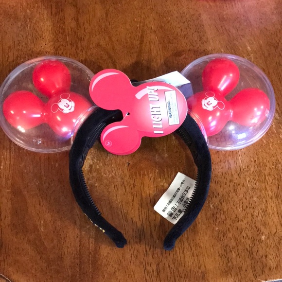 Disney | Accessories | Authentic Disney Park Light Up Ears New With Tag ...